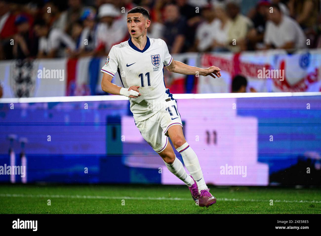 KÖLN, DEUTSCHLAND - 25. JUNI 2024: Phil Foden, das Fußballspiel der ...