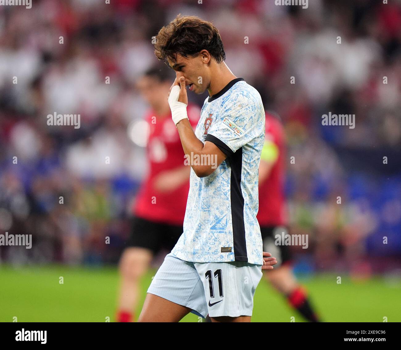 Portugals Joao Felix zeigt Niedergeschlagenheit beim Gruppenspiel der ...