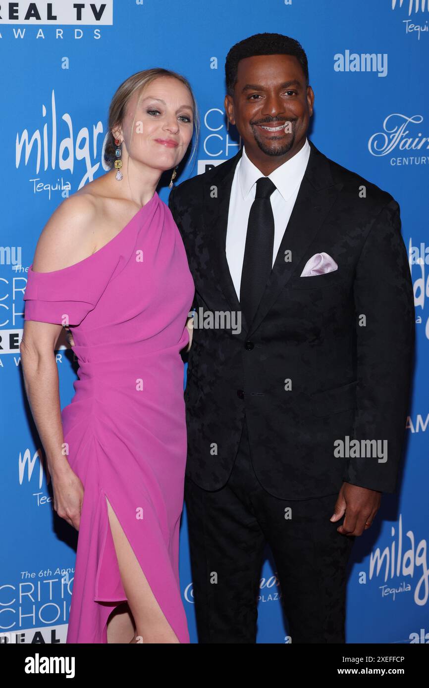 Angela Ribeiro und Alfonso Ribeiro nehmen am 15. Juni 2024 an den ...