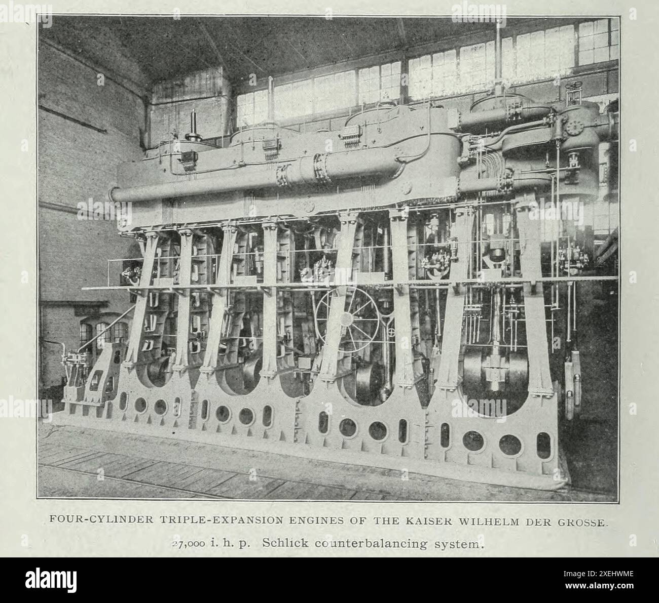 VIERZYLINDER-DREIZYLINDERTRIEBWERKE DER KAISER WILHELM DER GROSSE 27. ...