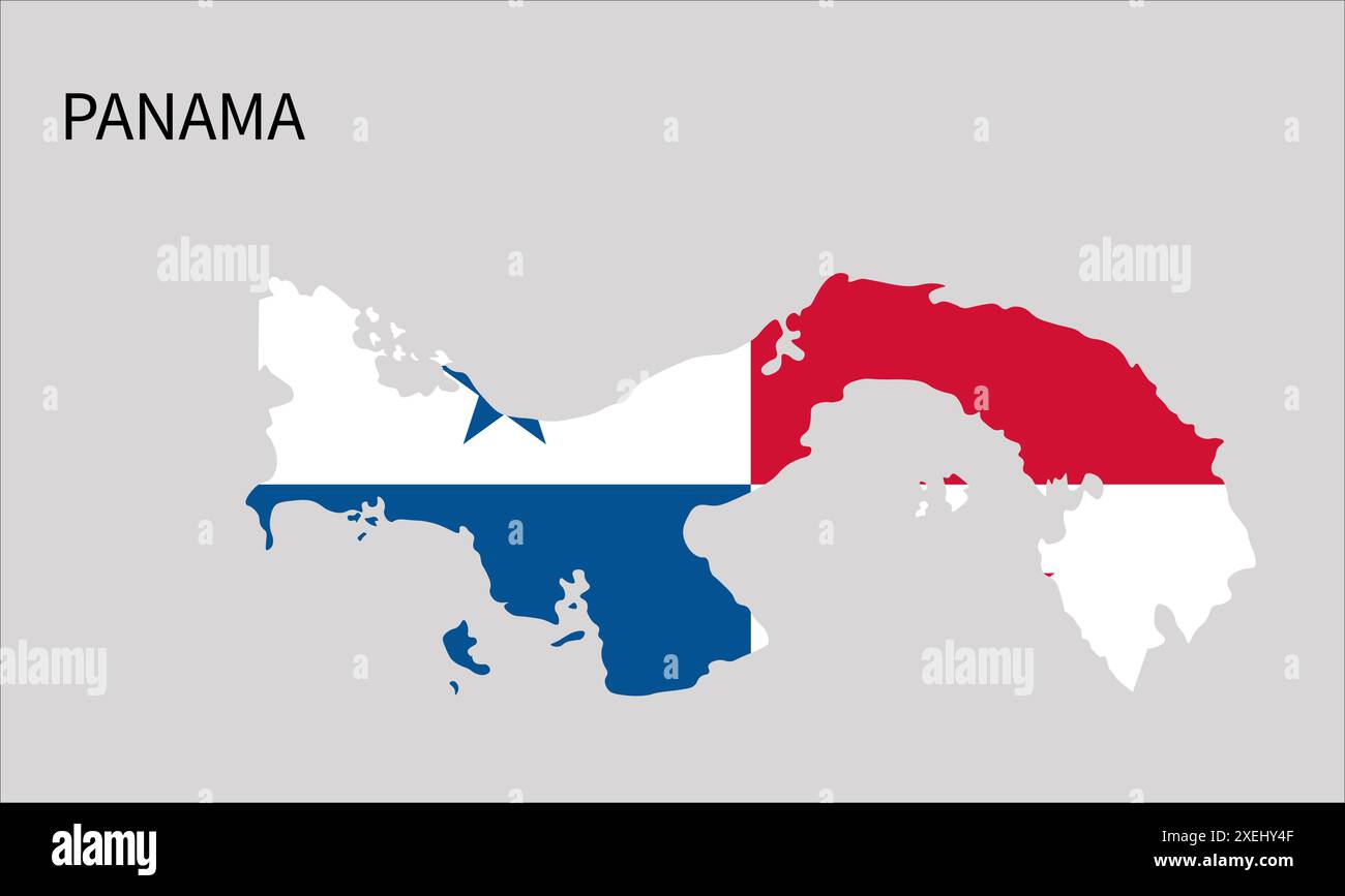 Bandera de panama vector -Fotos und -Bildmaterial in hoher Auflösung – Alamy