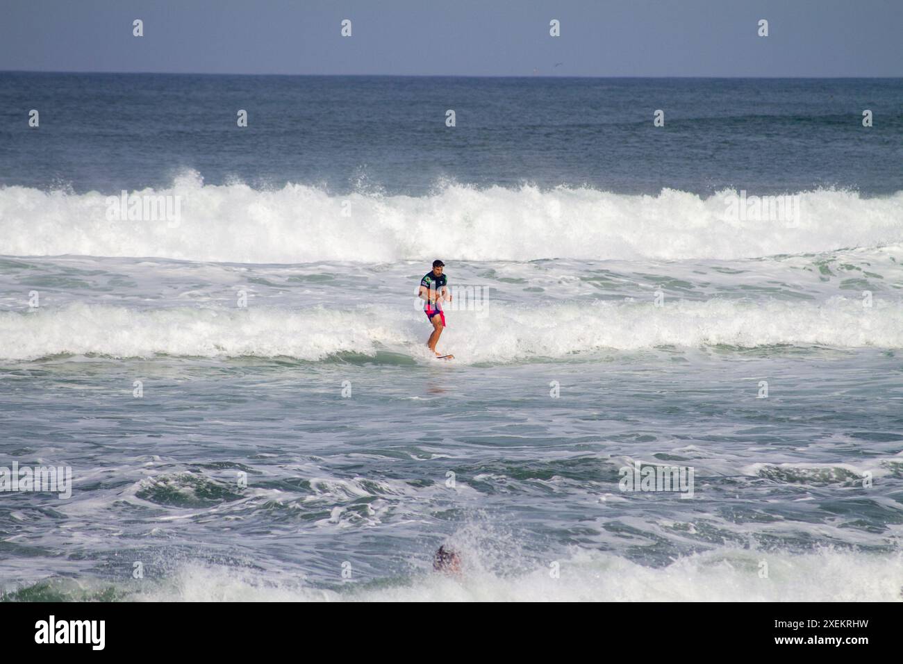 Saquarema, Brasilien. Juni 2024. Foto während der WSL VIVO RIO pro 2024, der achten Etappe des ...