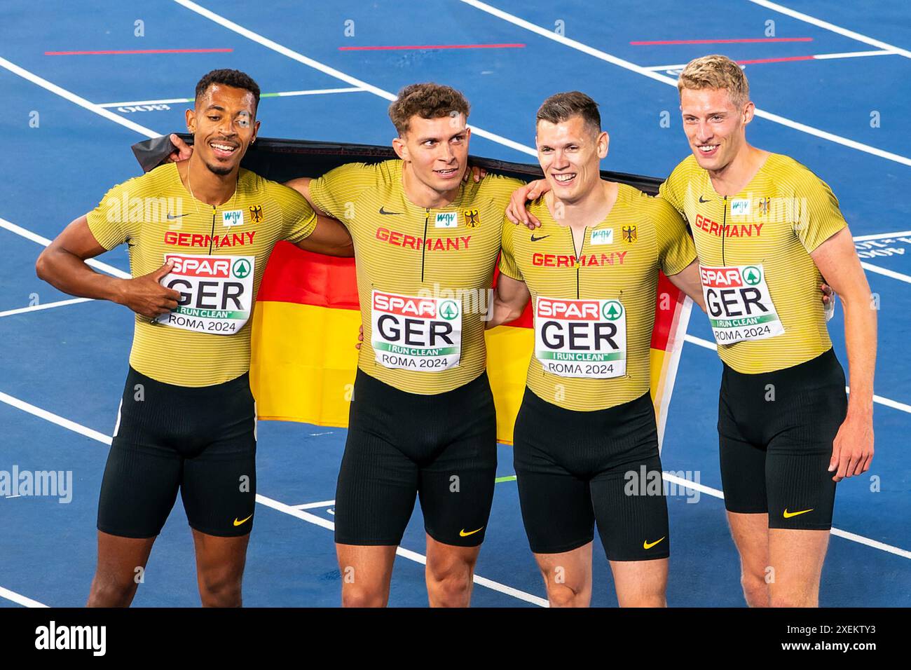 ROM, ITALIEN - 12. JUNI: Manuel Sanders aus Deutschland, Jean Paul ...