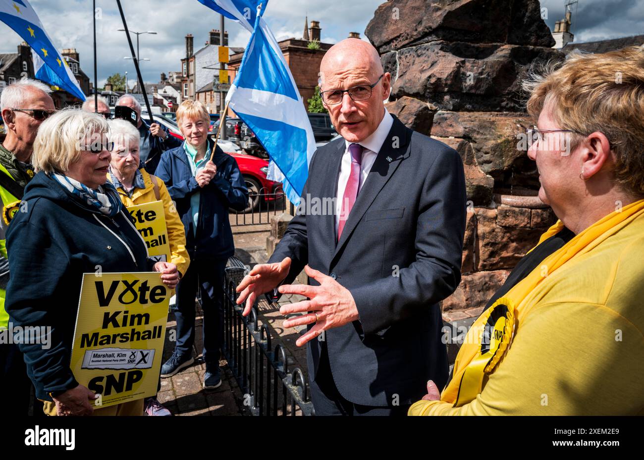 Freitag, 28. Juni 2024: Schottlands erster Minister und SNP-Führer John ...