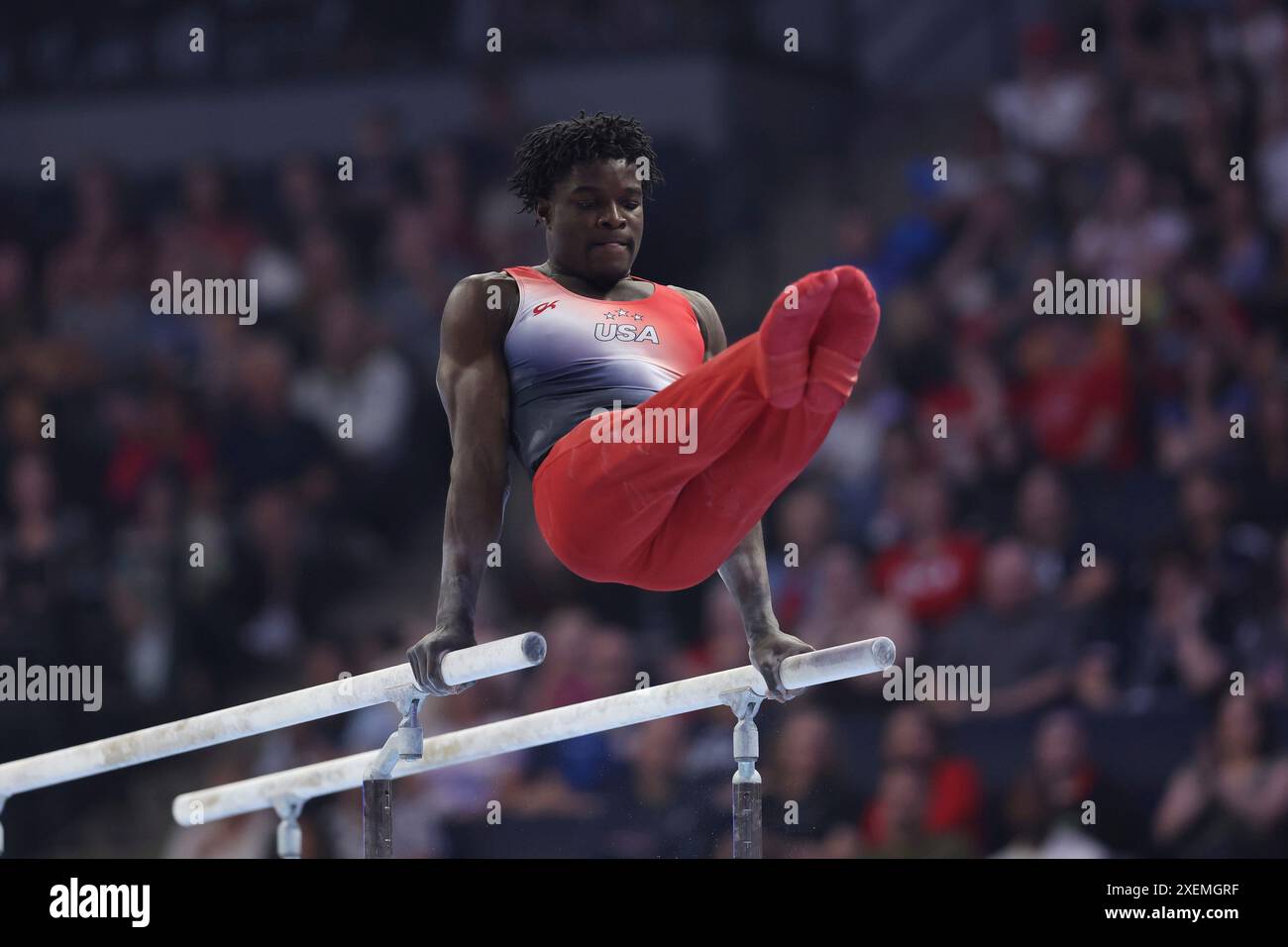 June 27, 2024: Gymnast Frederick Richard during the 2024 U.S. Olympic ...