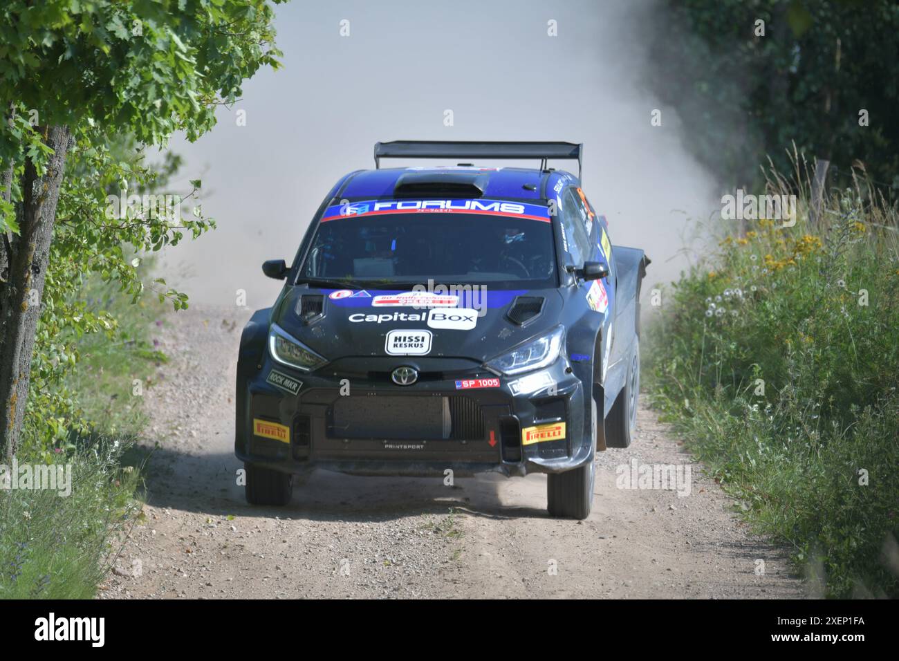 #21 Sami PAJARI (FIN) / Enni MAELKOENEN (FIN), TOYOTA GR Yaris Rally2, Team: Printsport ...