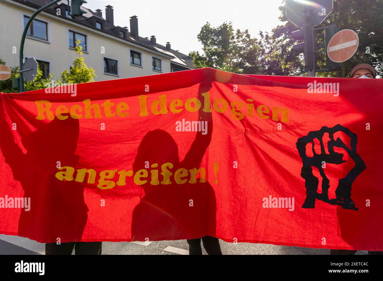 Demonstration gegen den AFD-Bundesparteitag 2024. 29.06.2024, EU, DEU, Deutschland, Nordrhein ...