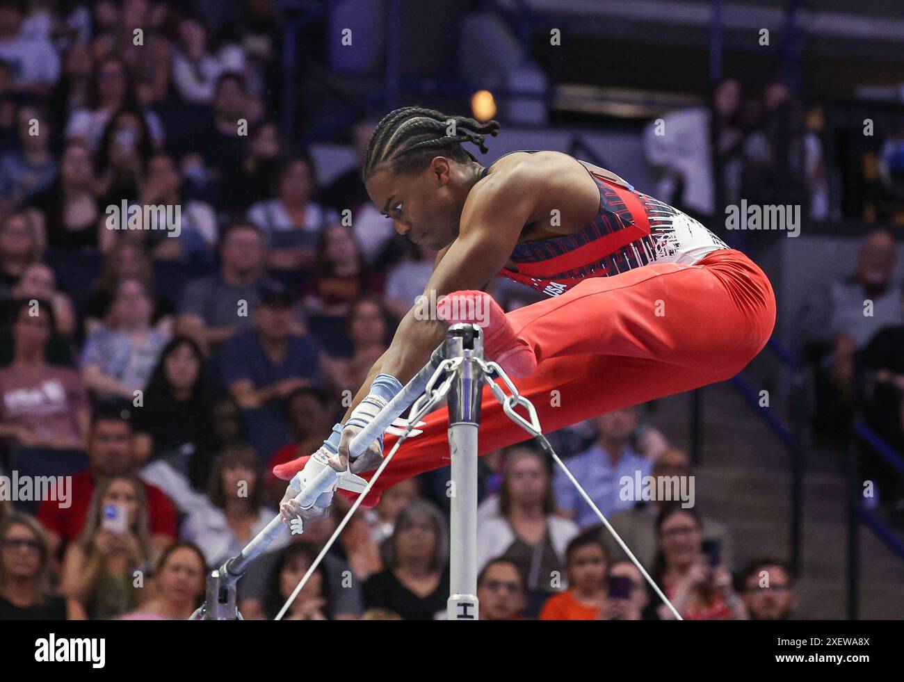 29. Juni 2024: Khoi Young an der Spitze der Gymnastik 2024 U.S. Olympic ...