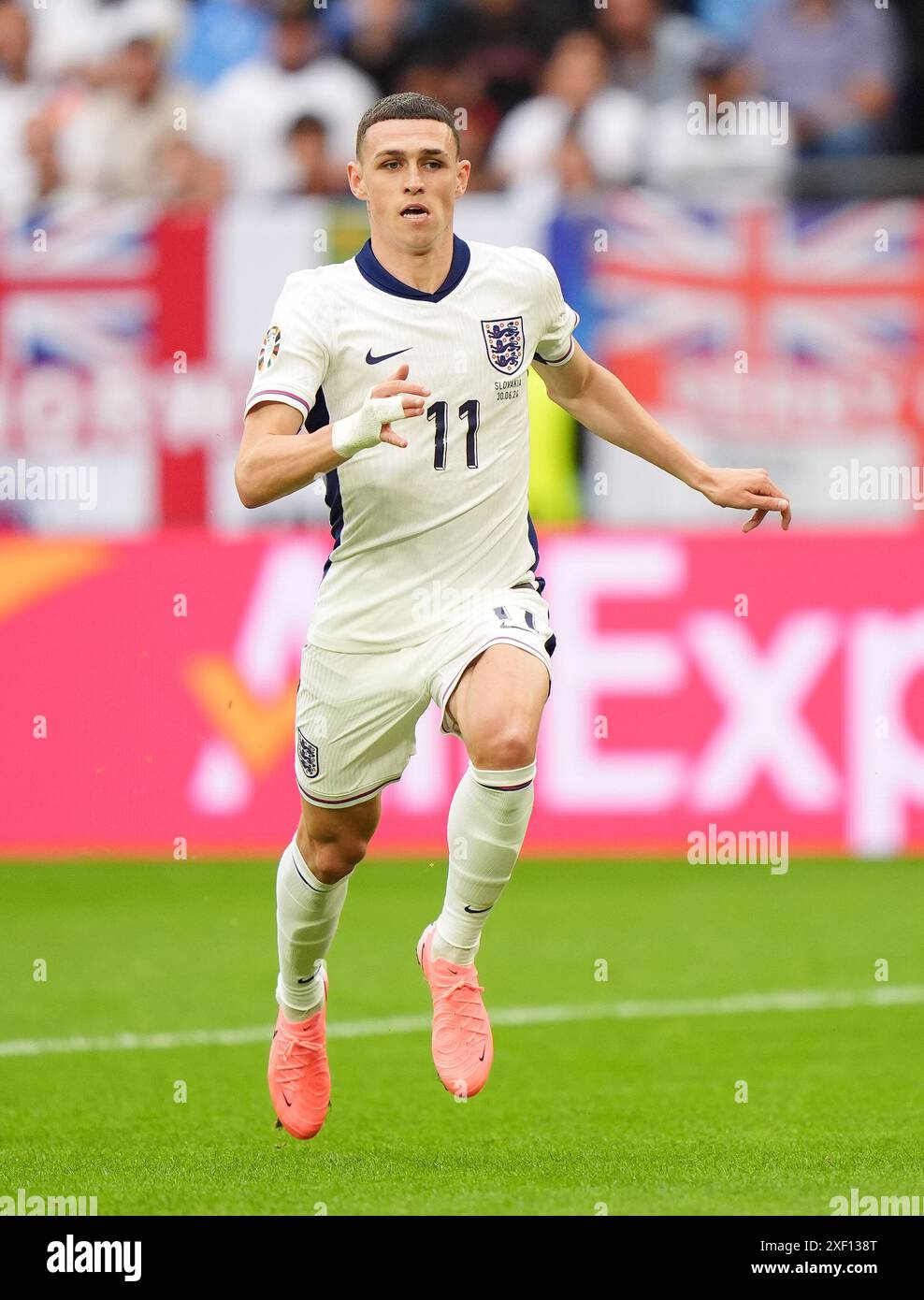 Der Engländer Phil Foden während der UEFA Euro 2024, Achtelfinale in ...