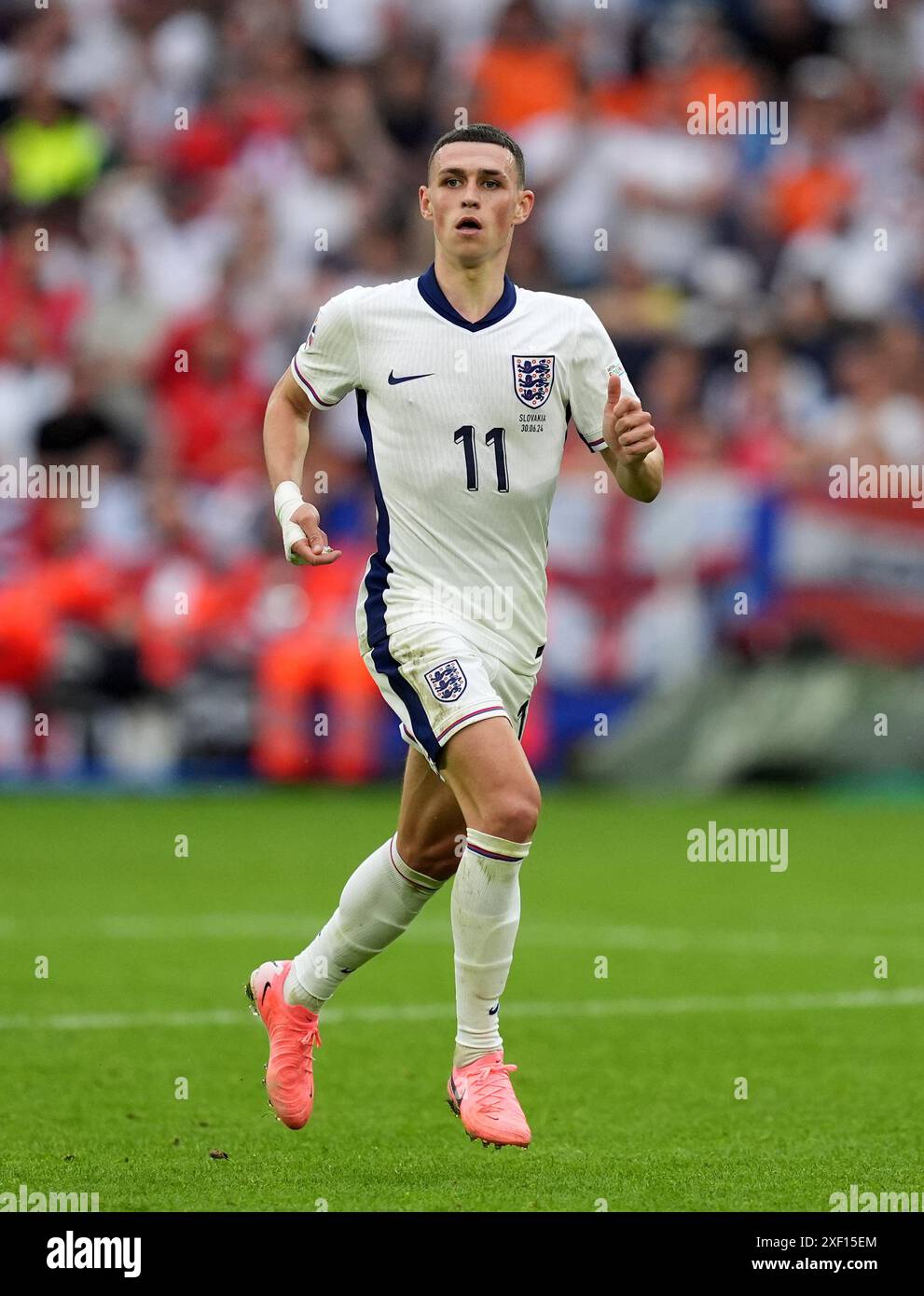 Der Engländer Phil Foden während der UEFA Euro 2024, Achtelfinale in ...