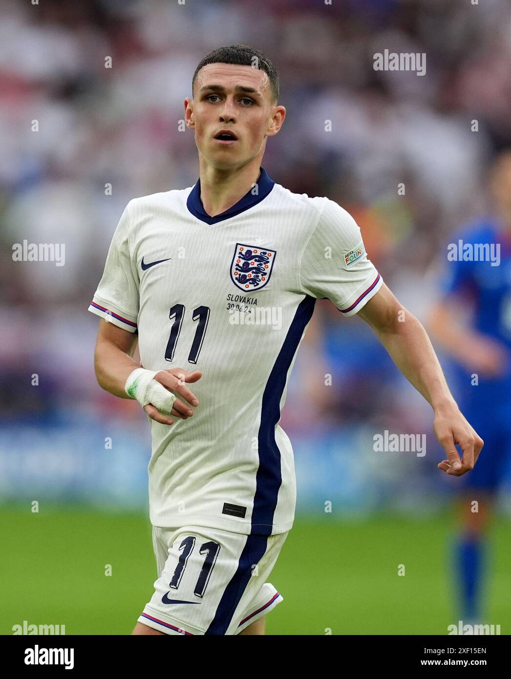Der Engländer Phil Foden während der UEFA Euro 2024, Achtelfinale in ...