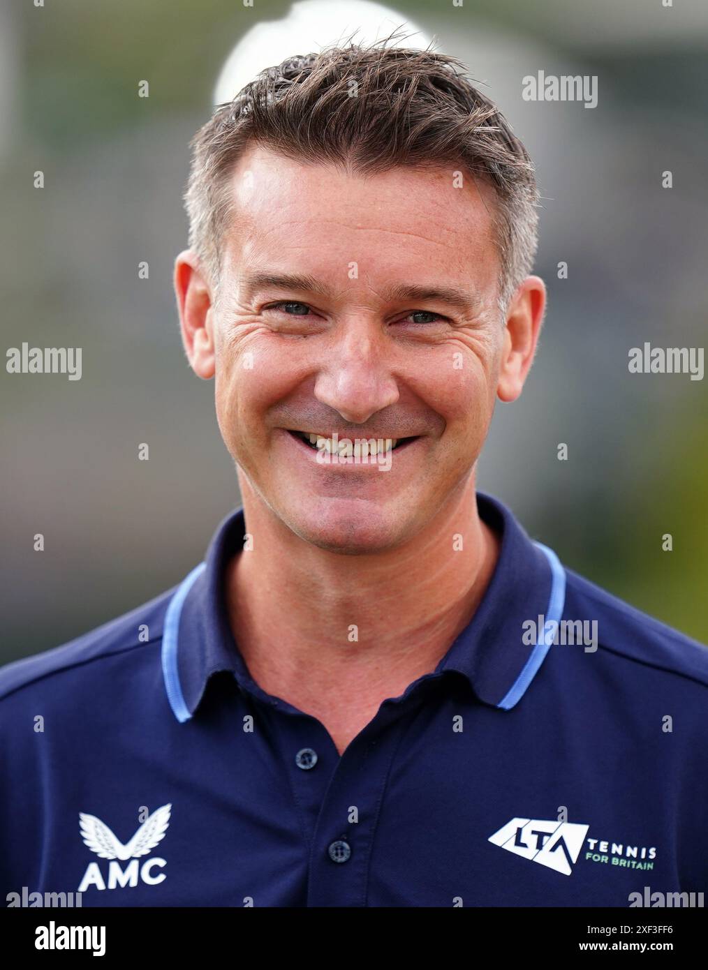 Scott Lloyd, CEO der Lawn Tennis Association, am ersten Tag der Wimbledon Championships 2024 im ...