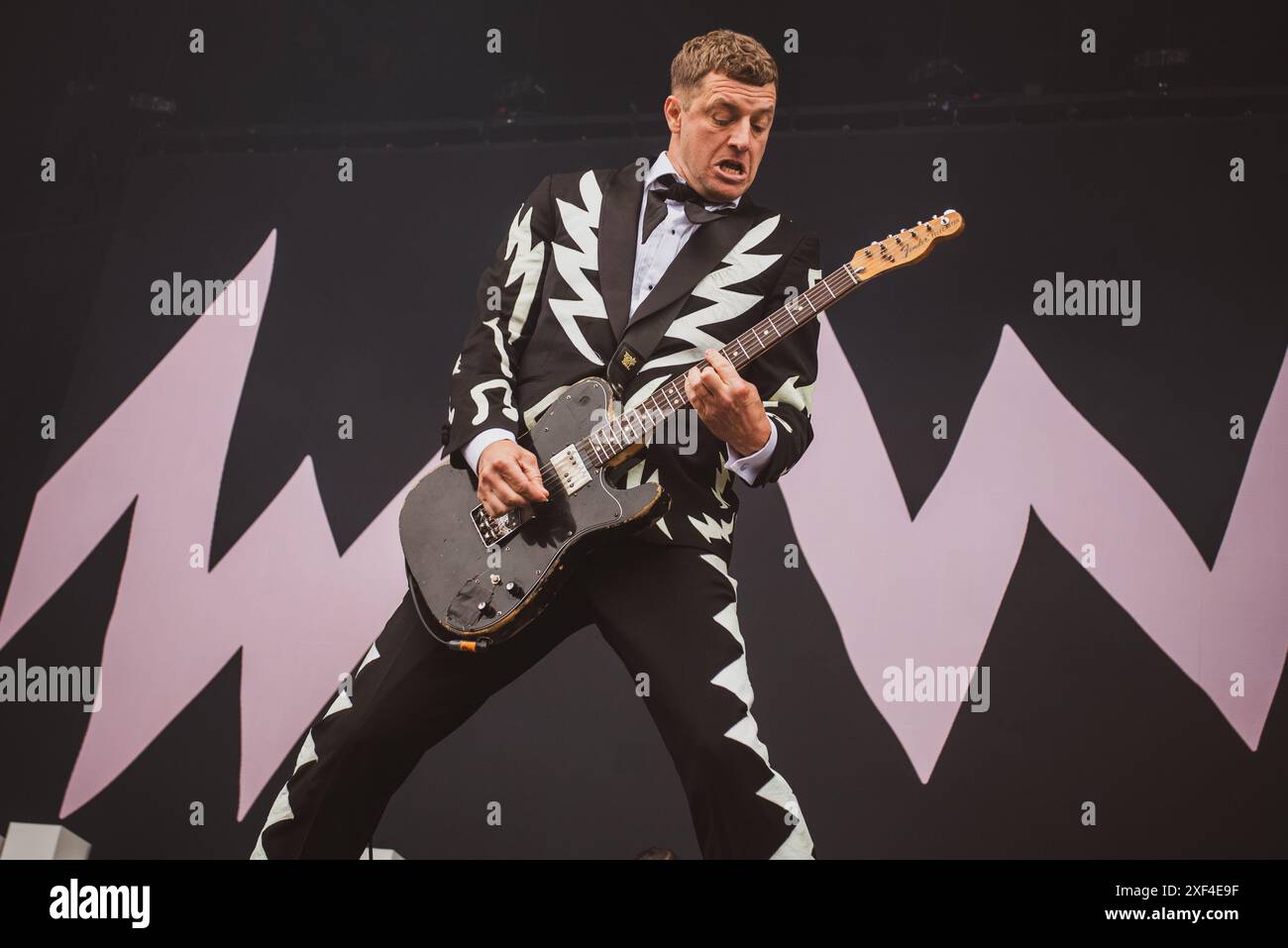 Die schwedische Band The Hives trat beim Danisch Copenhell Festival ...