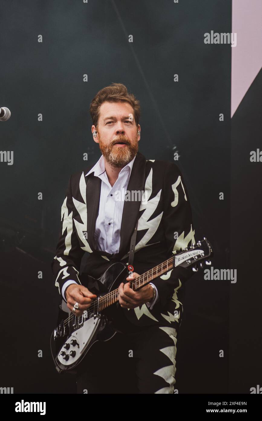 Die schwedische Band The Hives trat beim Danisch Copenhell Festival ...