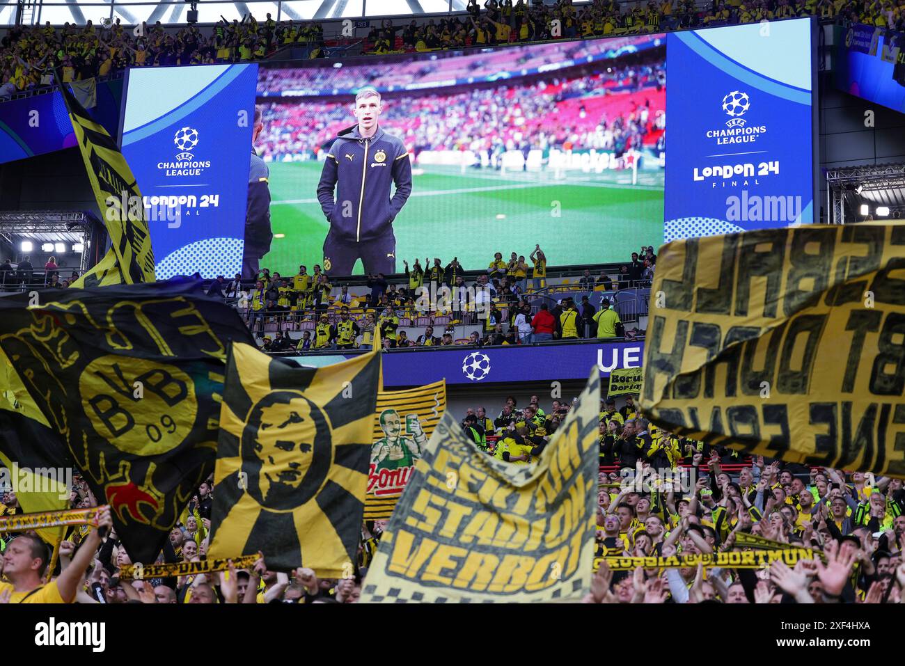 firo: 01.06.2024, Fußball, UEFA CHAMPIONS LEAGUE, Saison 2023/2024, UCL, CL, final, final, BVB ...