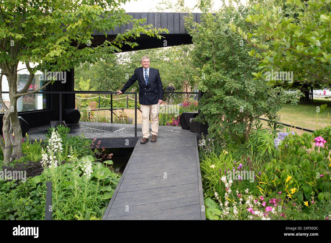 East Molesey, Großbritannien. Juli 2024. Der bekannte Entdecker Ray ...