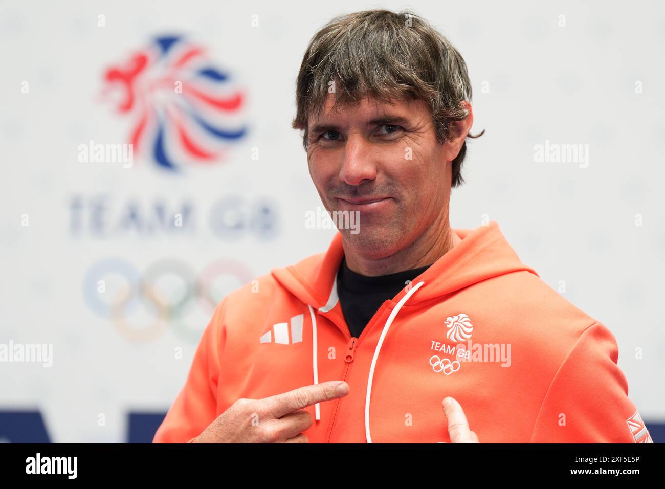 Andy MacDonald während einer Team GB Kitting-Out-Session für die ...