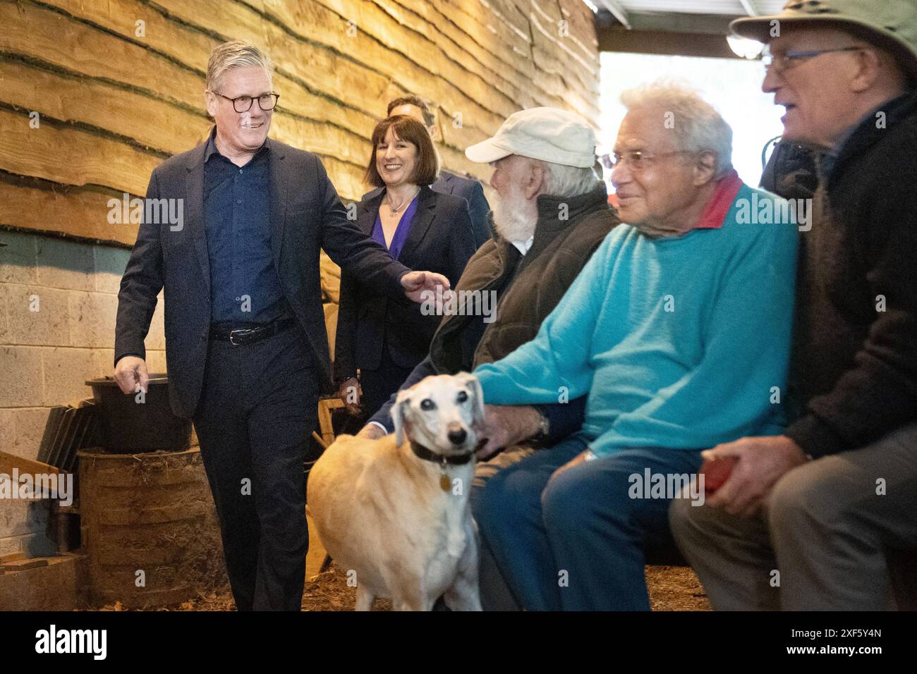 Der Labour-Führer Sir Keir Starmer und die Schattenkanzlerin Rachel ...