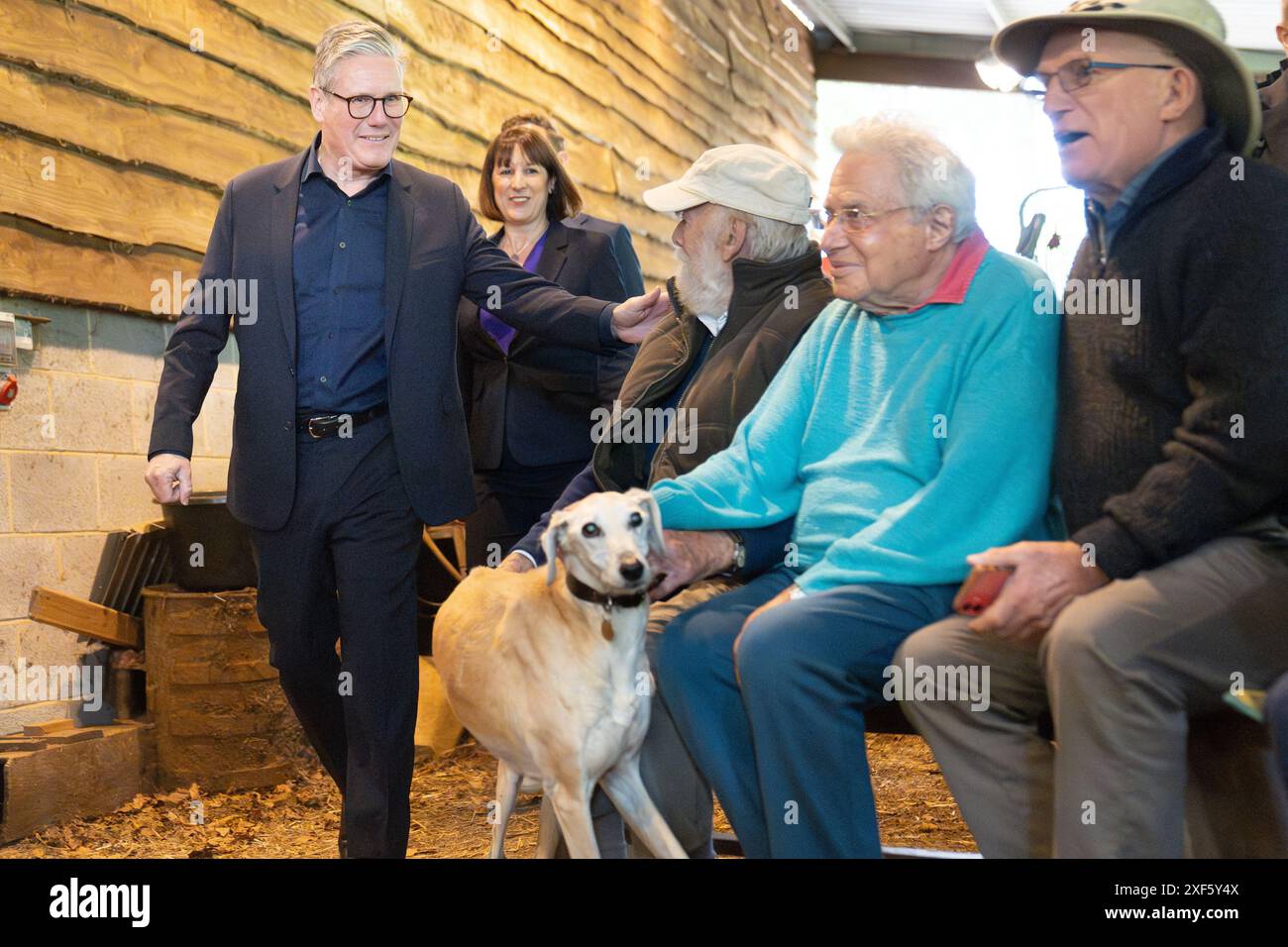Der Labour-Führer Sir Keir Starmer und die Schattenkanzlerin Rachel ...