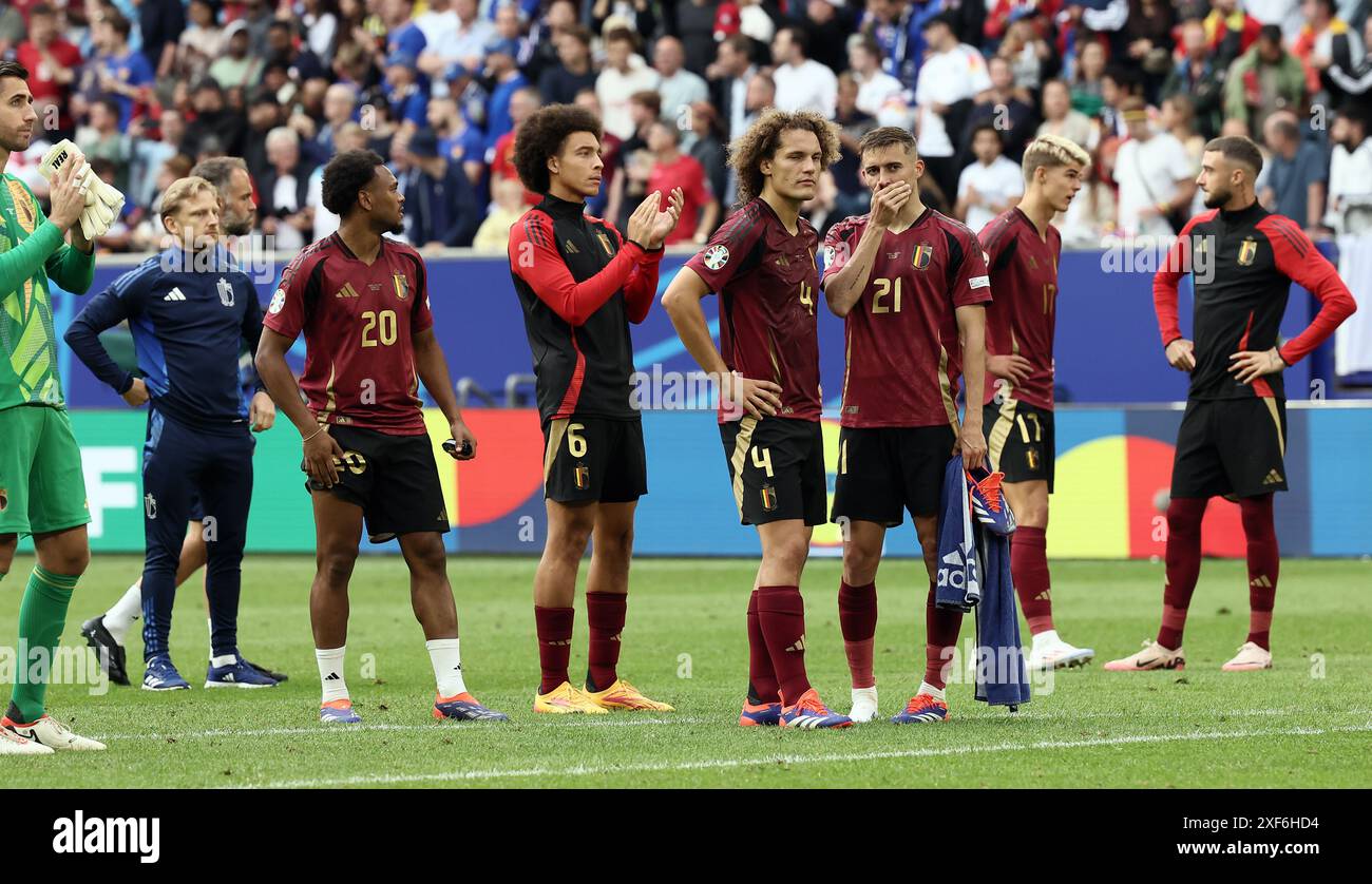 Düsseldorf, Deutschland. Juli 2024. Der belgische Torhüter Koen ...