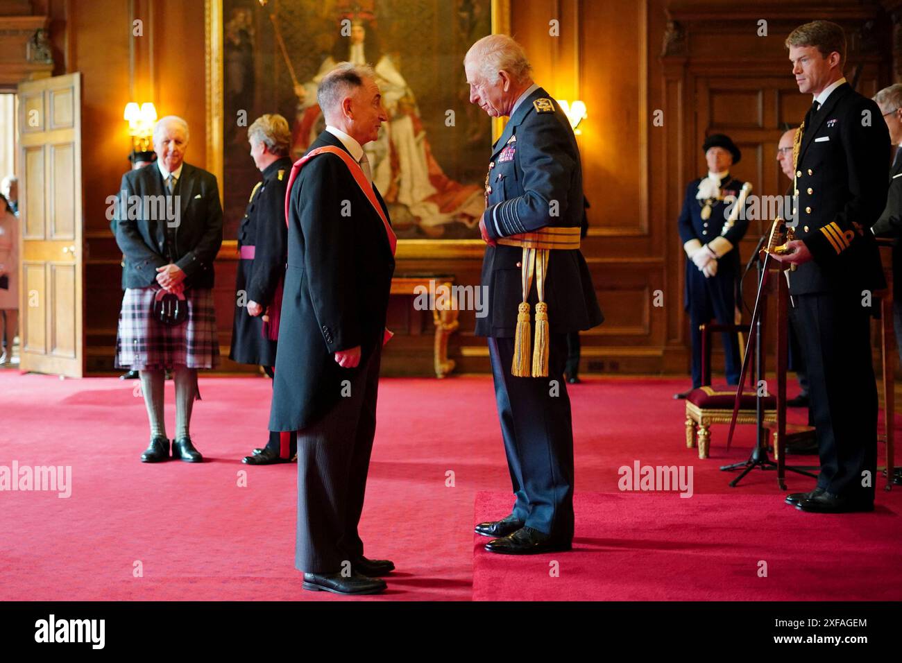 Professor Sir James McDonald aus Stewarton, Präsident der Royal Academy ...