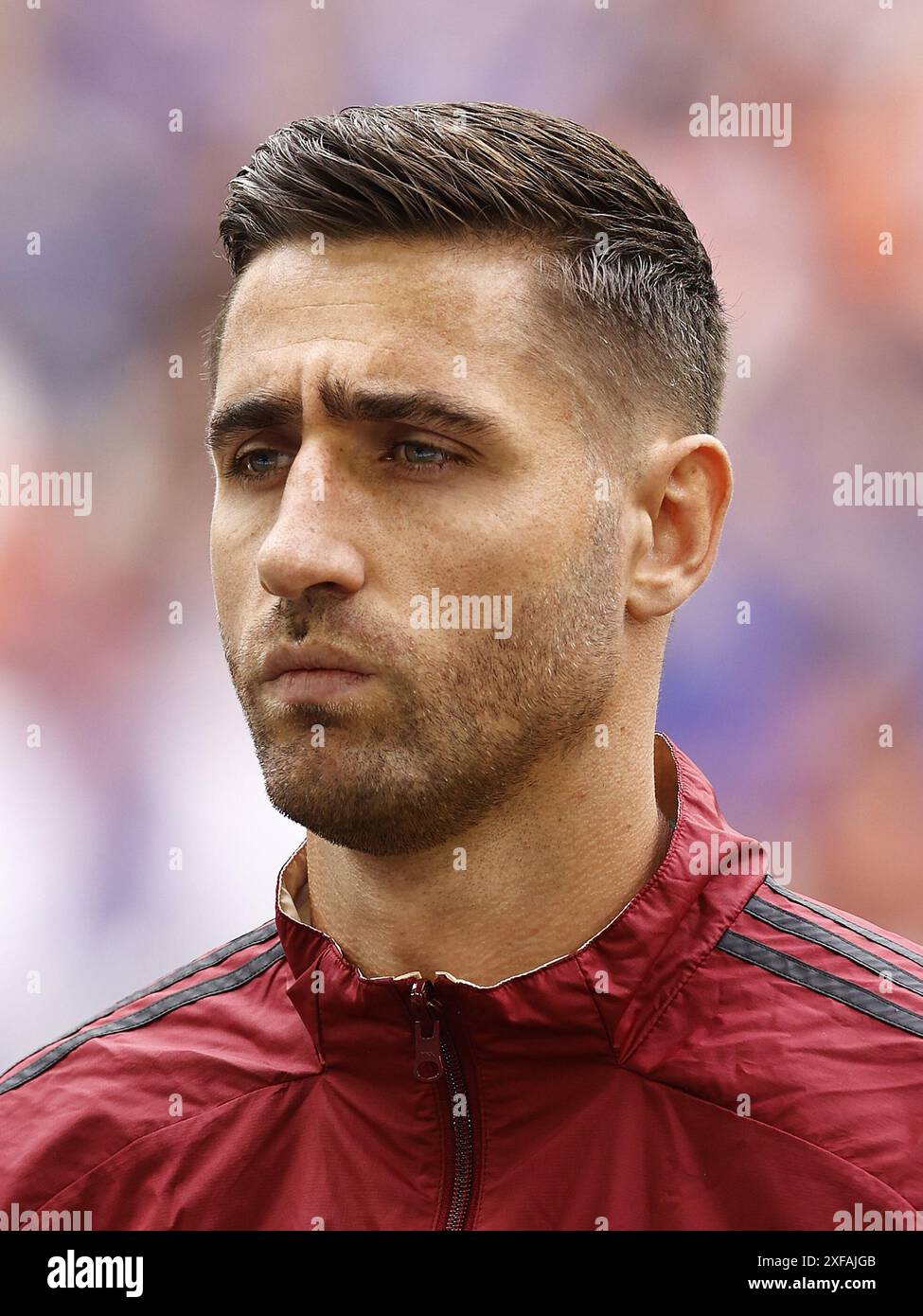 DÜSSELDORF - Belgischer Torhüter Koen Casteels beim Achtelfinale der ...