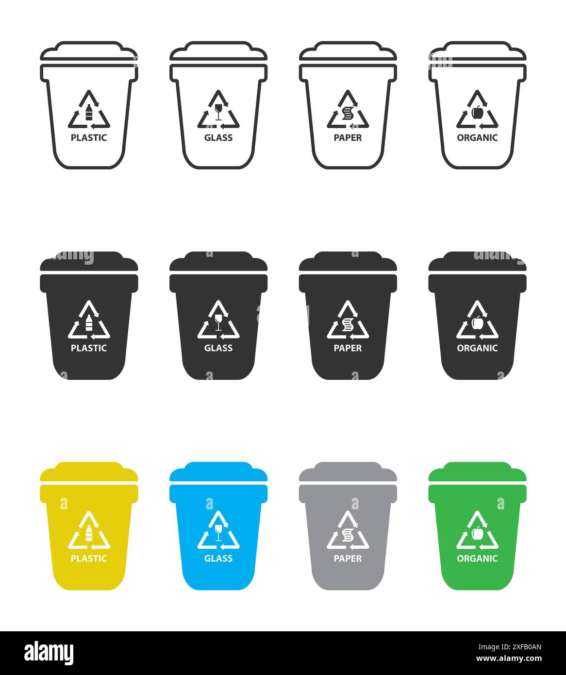 Papierrecycling piktogramm -Fotos und -Bildmaterial in hoher Auflösung ...