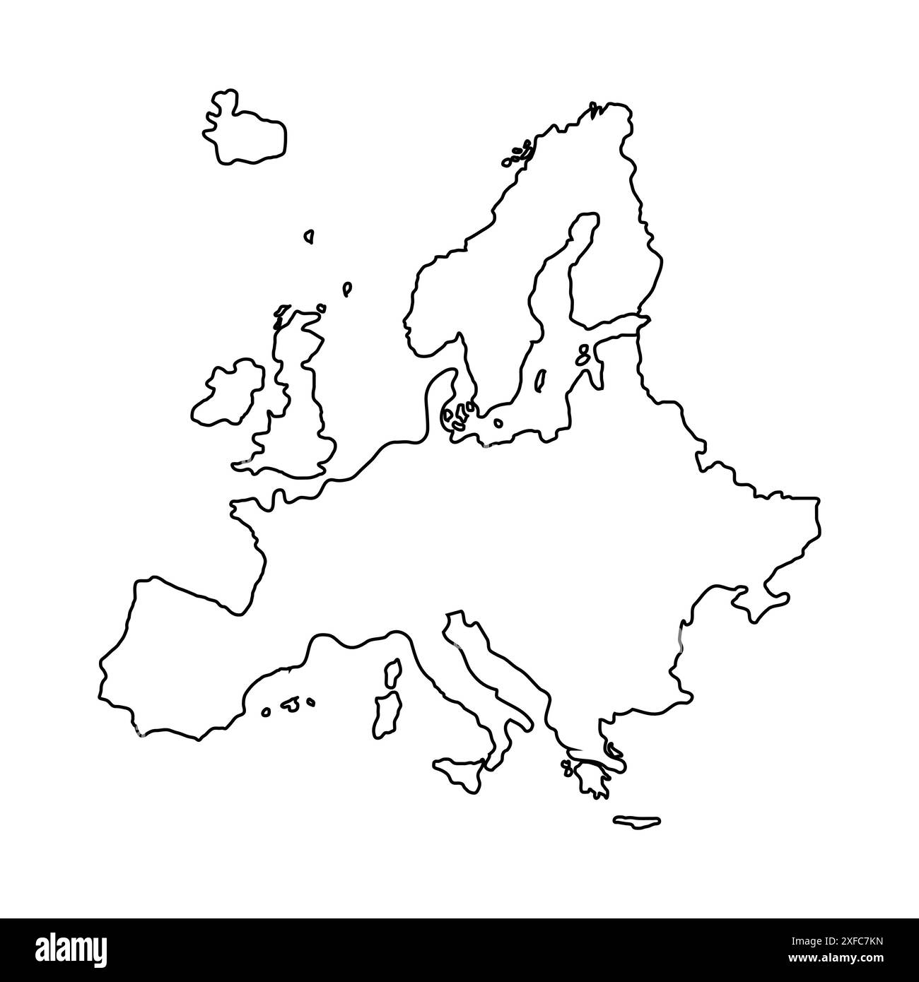Europa Karta Kontinent Europa Karta Abstrakt Kontinent 33.617 Europa