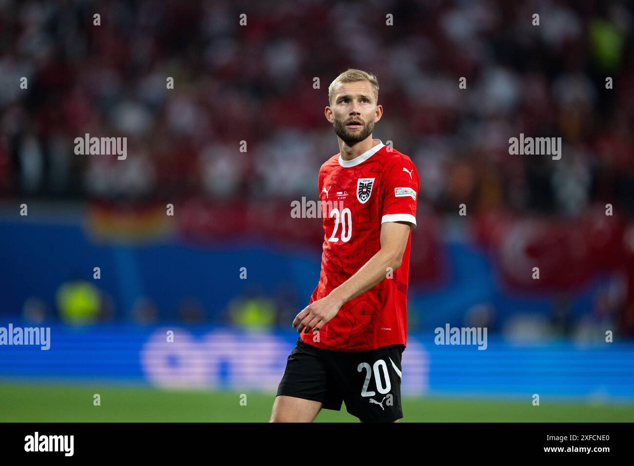 Konrad Laimer (Oesterreich, #20) unzufrieden, GER, Österreich (AUT) vs ...