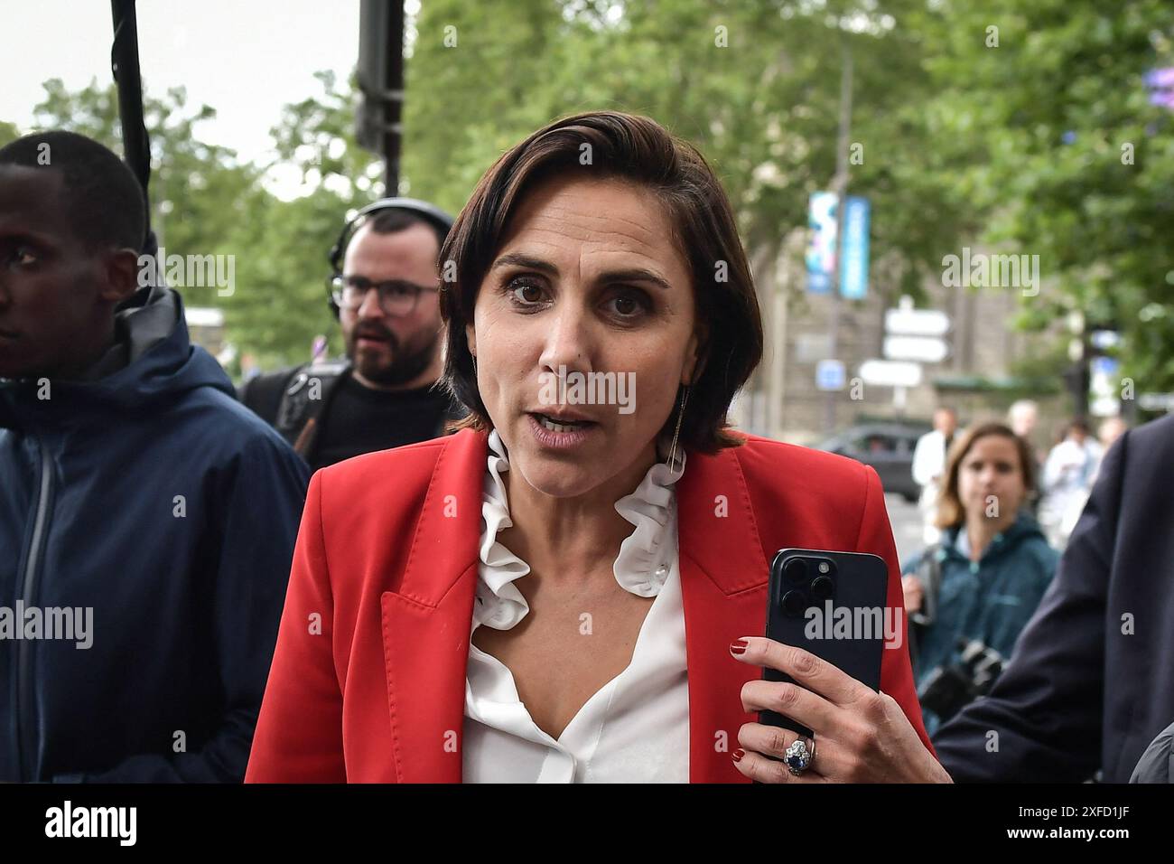 Paris, Frankreich. Juli 2024. Der französische Abgeordnete der Rassemblement National, Laure ...