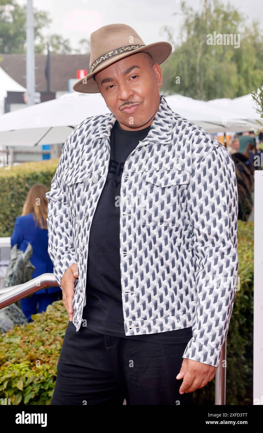 Sänger Lou Bega bei der CHIO Media Night 2024 der CHIO 2024. Aachen, 02 ...