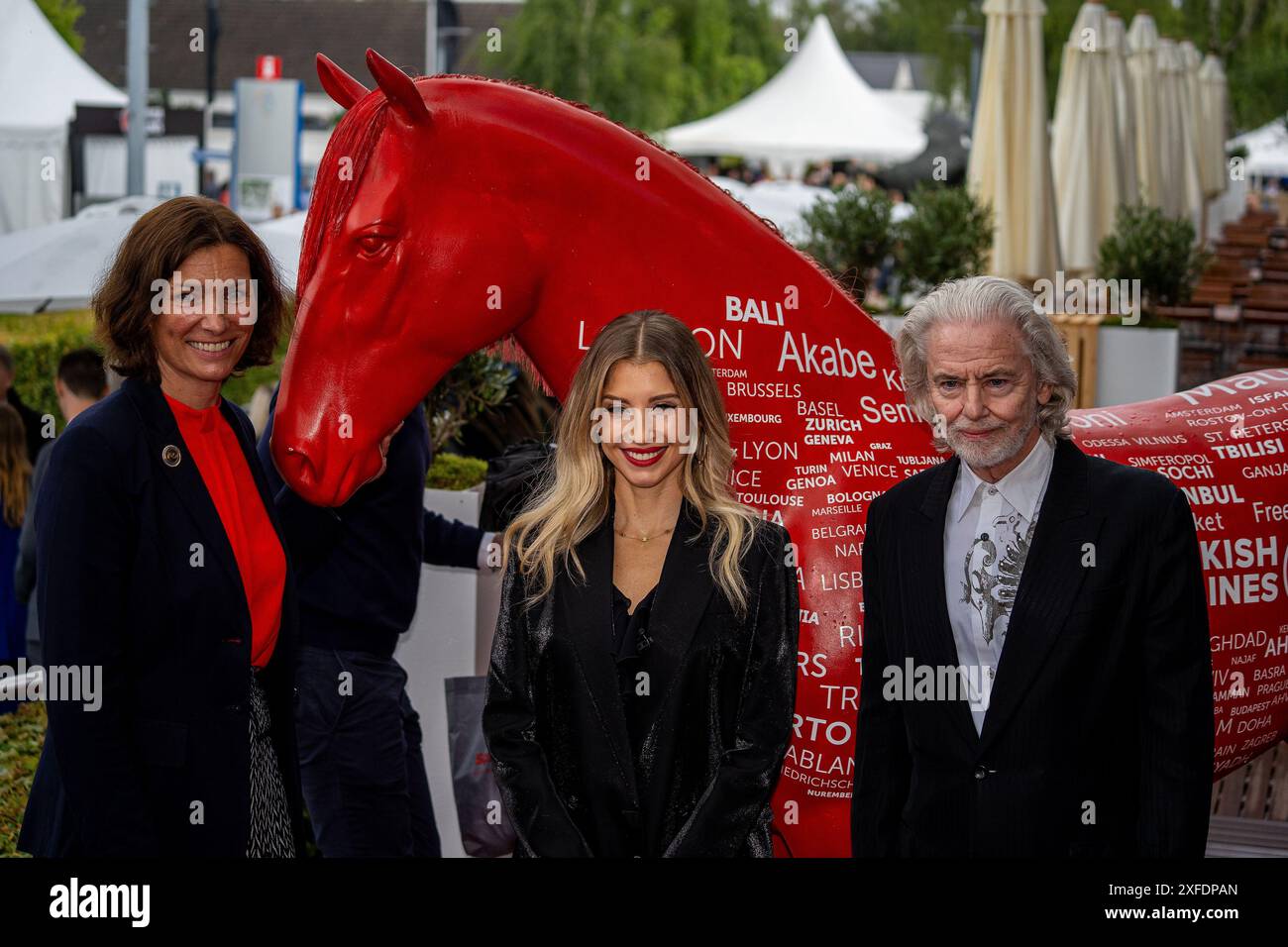 Cathy Hummels bei der Media Night 2024 beim CHIO Aachen mit ALRV ...