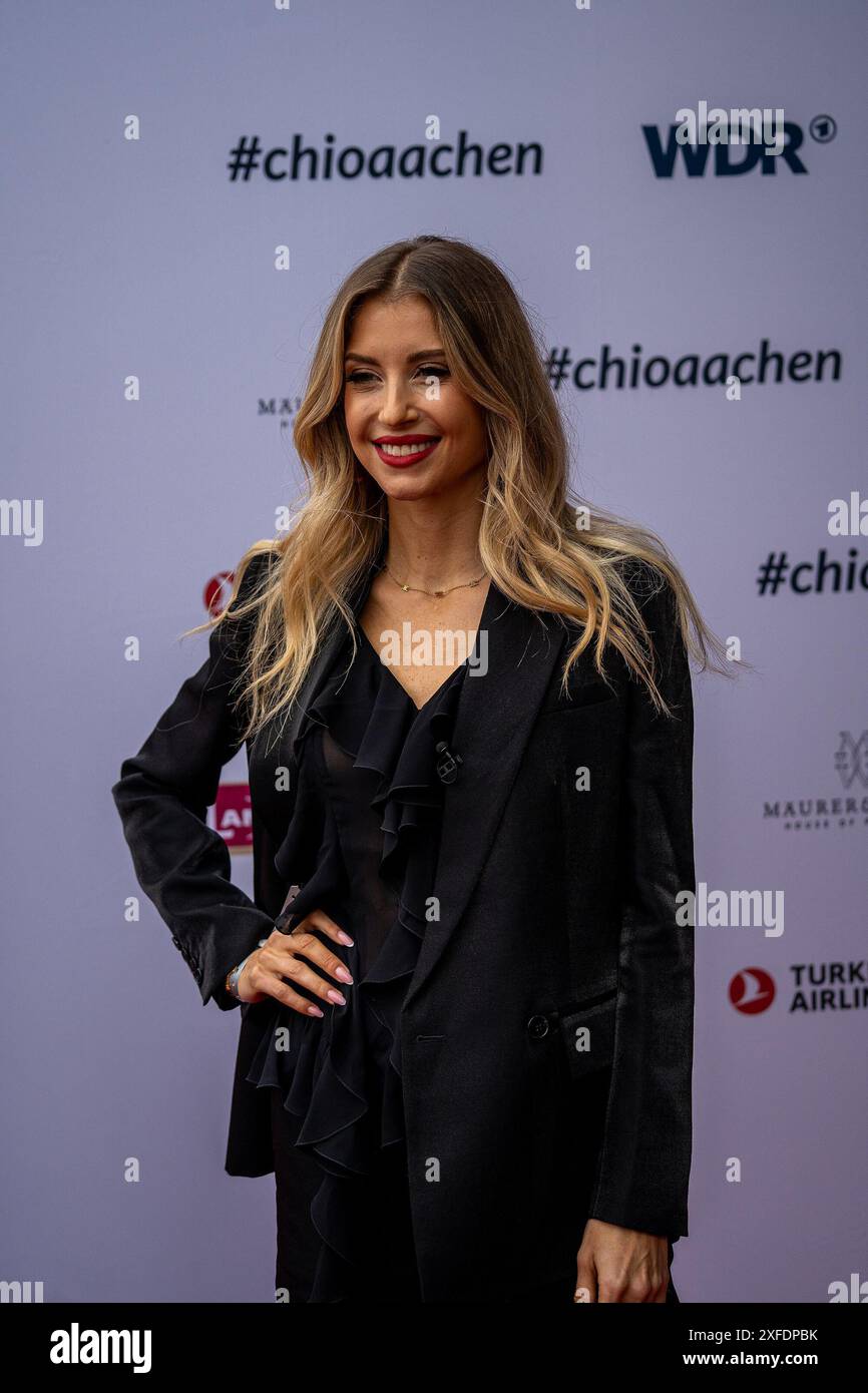 Cathy Hummels bei der Media Night 2024 beim CHIO Aachen Foto: Eibner ...