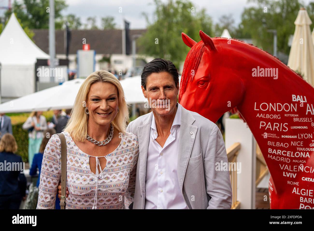 Maria Höfl-Riesch und Marcus Riesch bei der Media Night 2024 beim CHIO ...