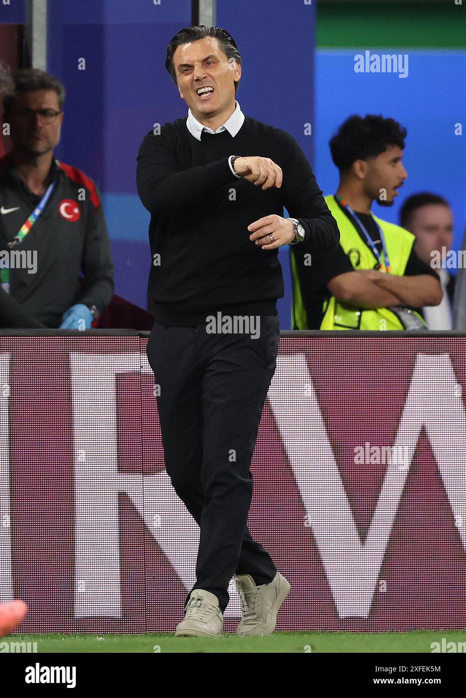 Leipzig, Deutschland. Juli 2024. Vincenzo Montella Trainer der Türkei ...