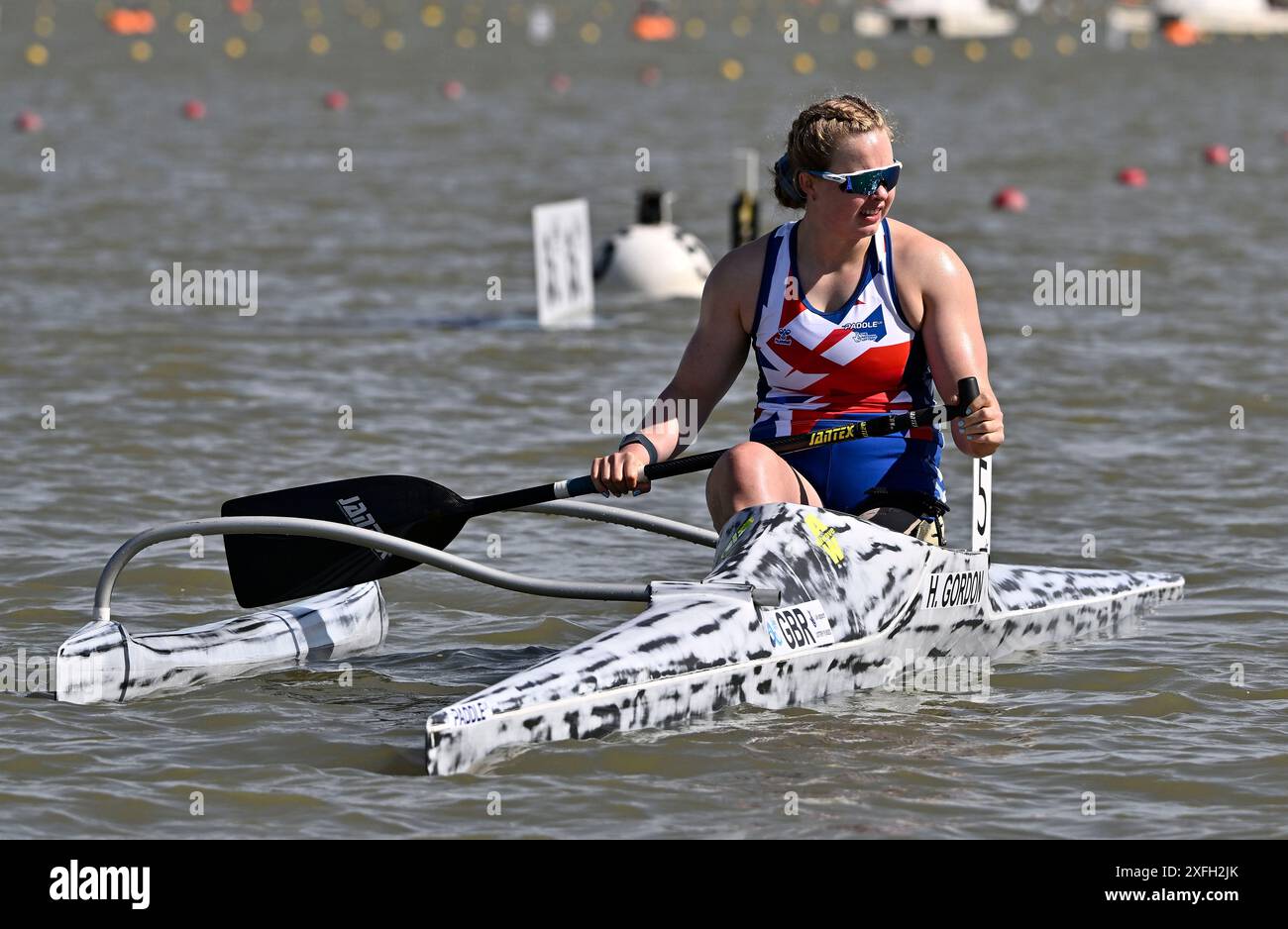 Szeged. Ungarn. Mai 2024. Die ICF 2024 Canoe Sprint World Cup und ...
