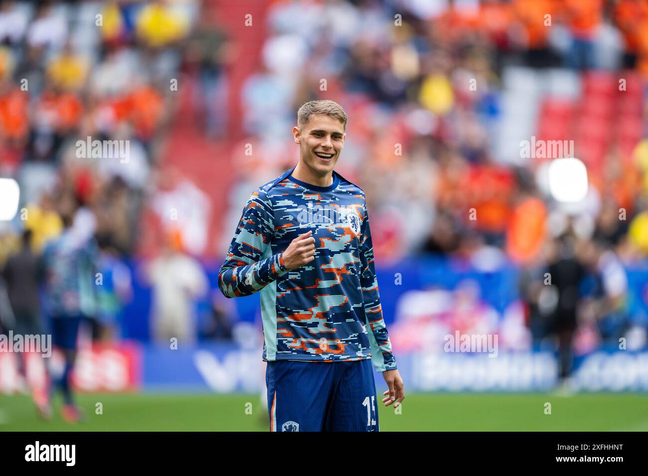 München, Deutschland. Juli 2024. Micky van de Ven aus den Niederlanden ...