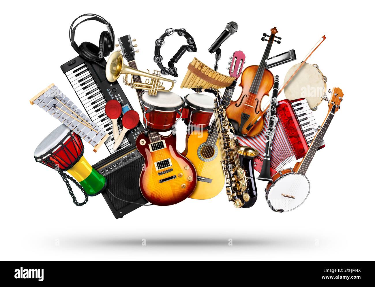 Popkultur musikinstrumente Ausgeschnittene Stockfotos und -bilder - Alamy