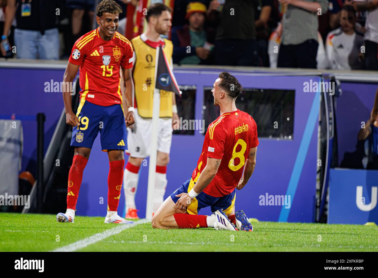Lamine Yamal, Fabian Ruiz feierte im Achtelfinale der UEFA Euro 2024 ...