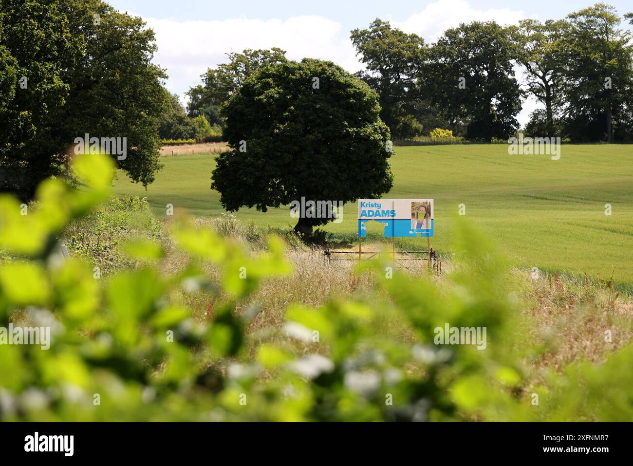 Juli 2024. Ansty, Mid Sussex, Großbritannien. Das Bild zeigt eine ...