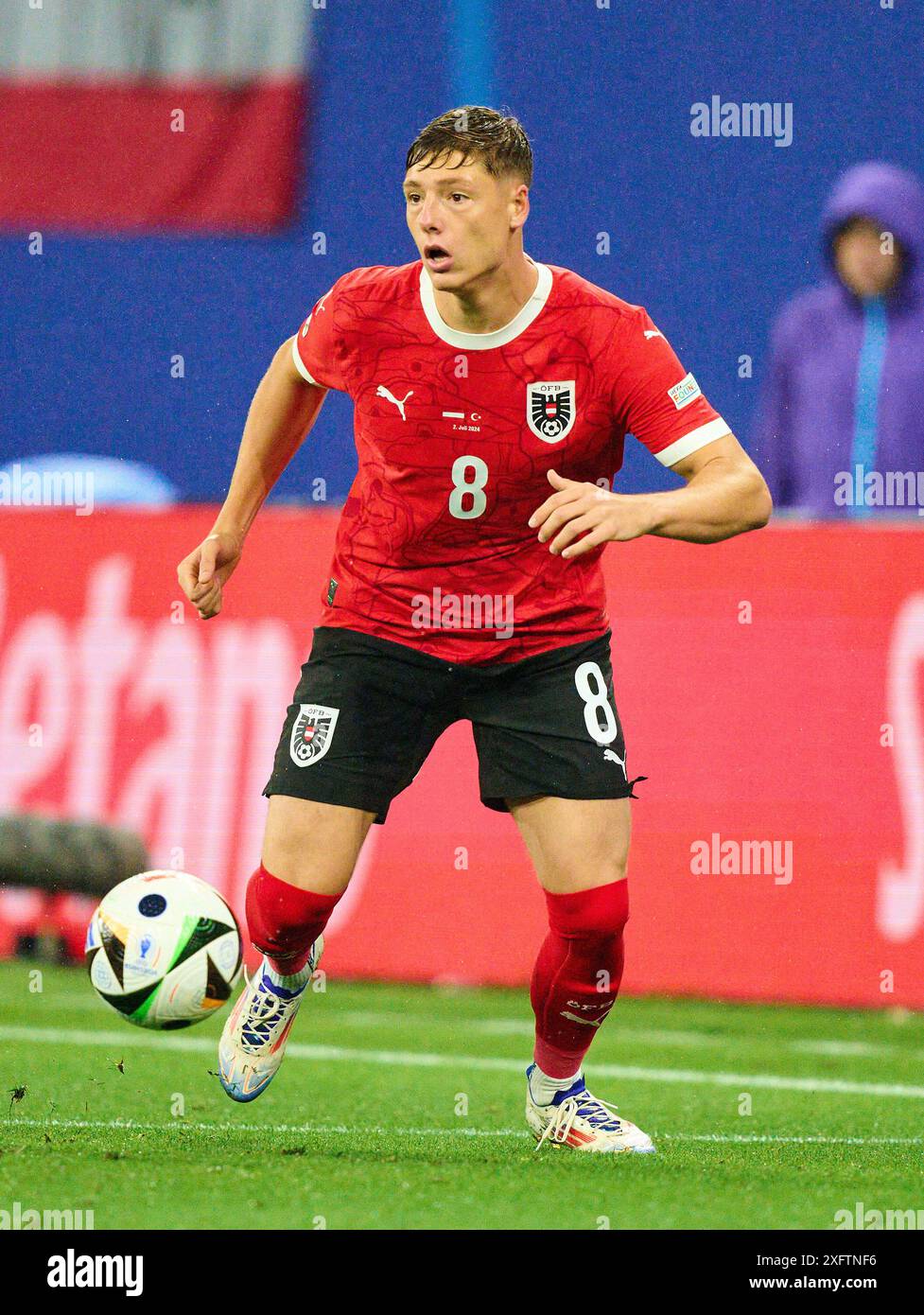 Alexander Prass, AUT 8 im Best of 16 Spiel ÖSTERREICH - TueRKIJE 1-2 ...