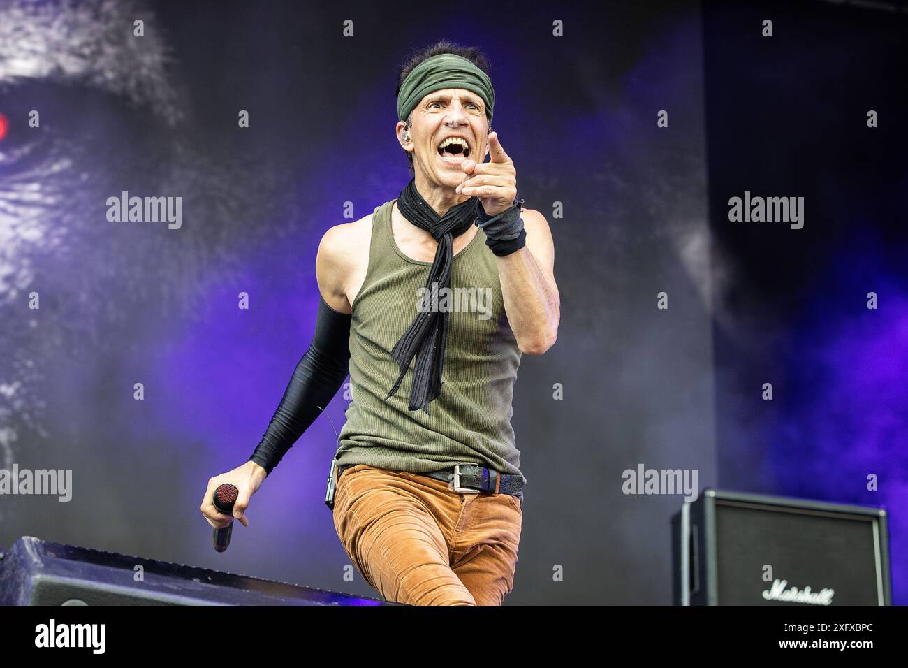 Gary Cherone von Extreme beim Tons of Rock Festival in Norwegen im Juni ...