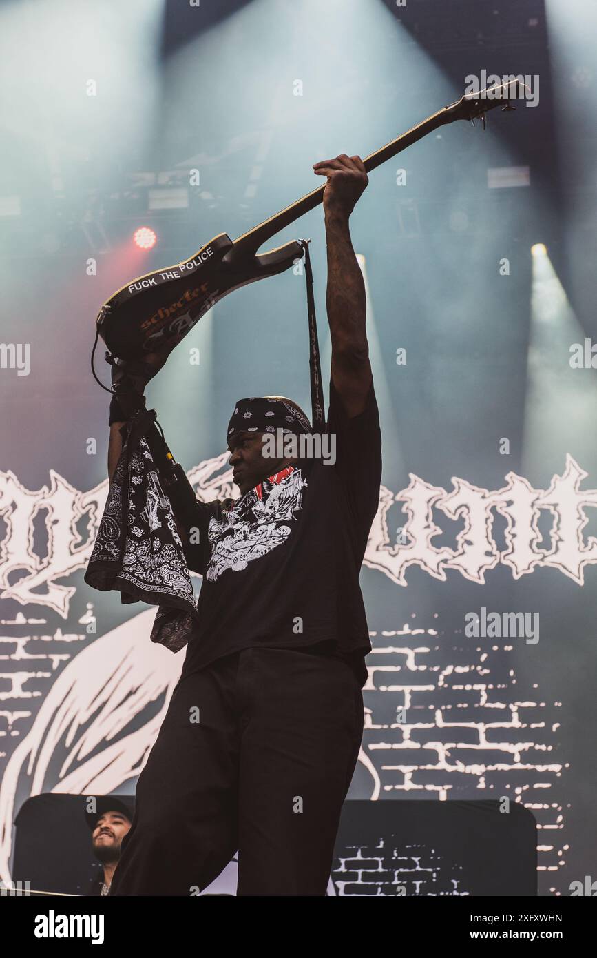 Die Band Rap Metal Body Count trat beim Danisch Copenhell Festival 2024 ...