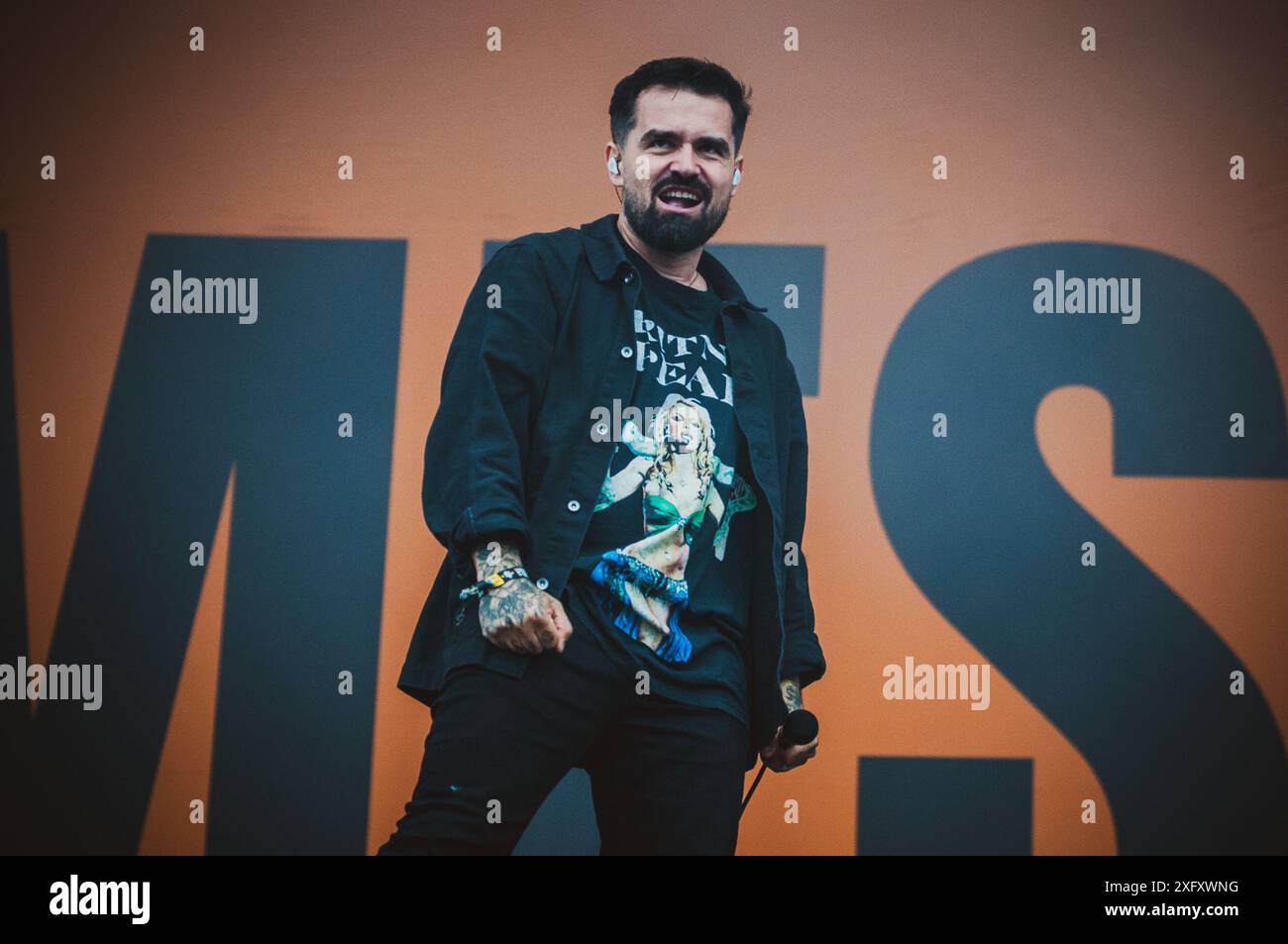 Die dänische Rockband Siamese trat beim Copenhell Festival 2024 auf ...