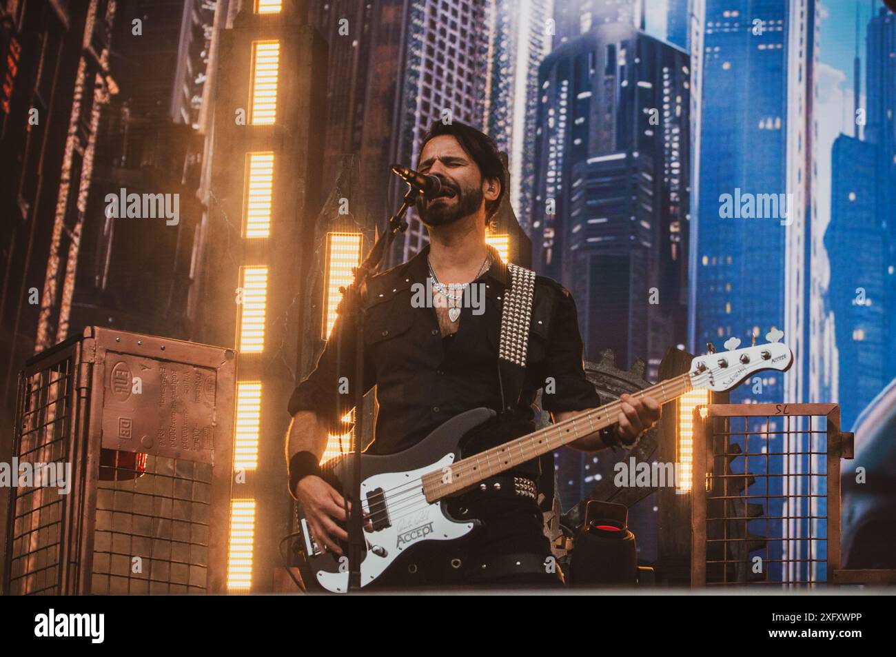 Die deutsche Heavy-Metal-Band ACCEPT trat beim dänischen Copenhell ...