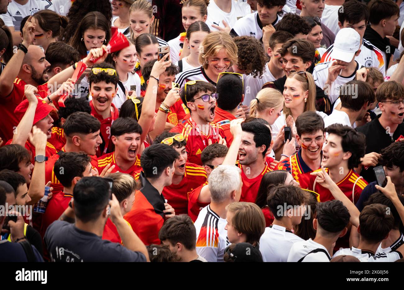 Viertelfinalspiel EM Deutschland-Spanien 20240705 UEFA EURO 2024 Public ...