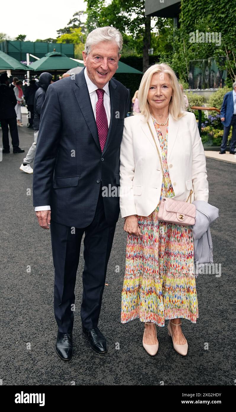 Der ehemalige England-Trainer Roy Hodgson und seine Frau Sheila kamen ...