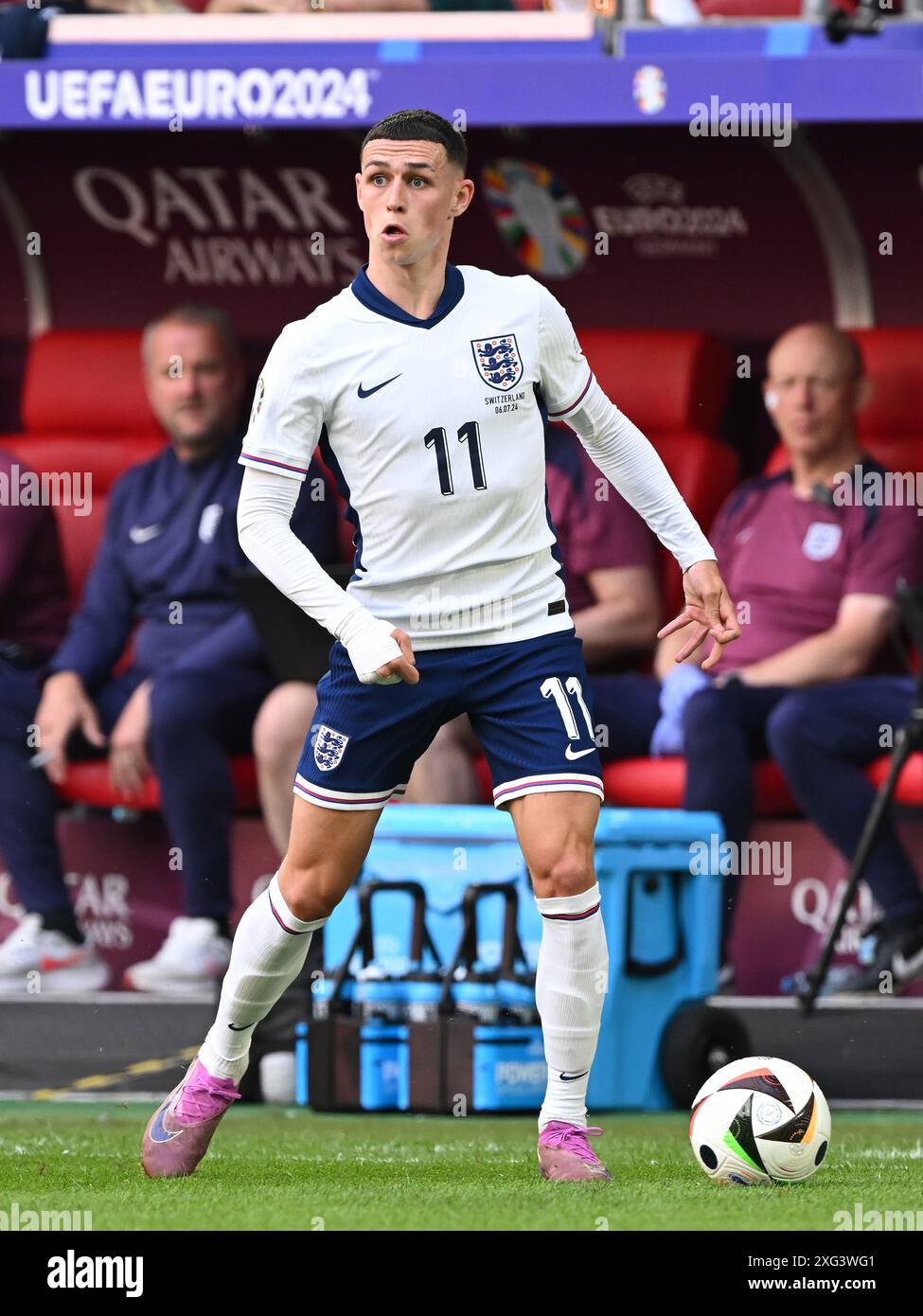 DÜSSELDORF - 06.07.2024, Phil Foden aus England während des ...