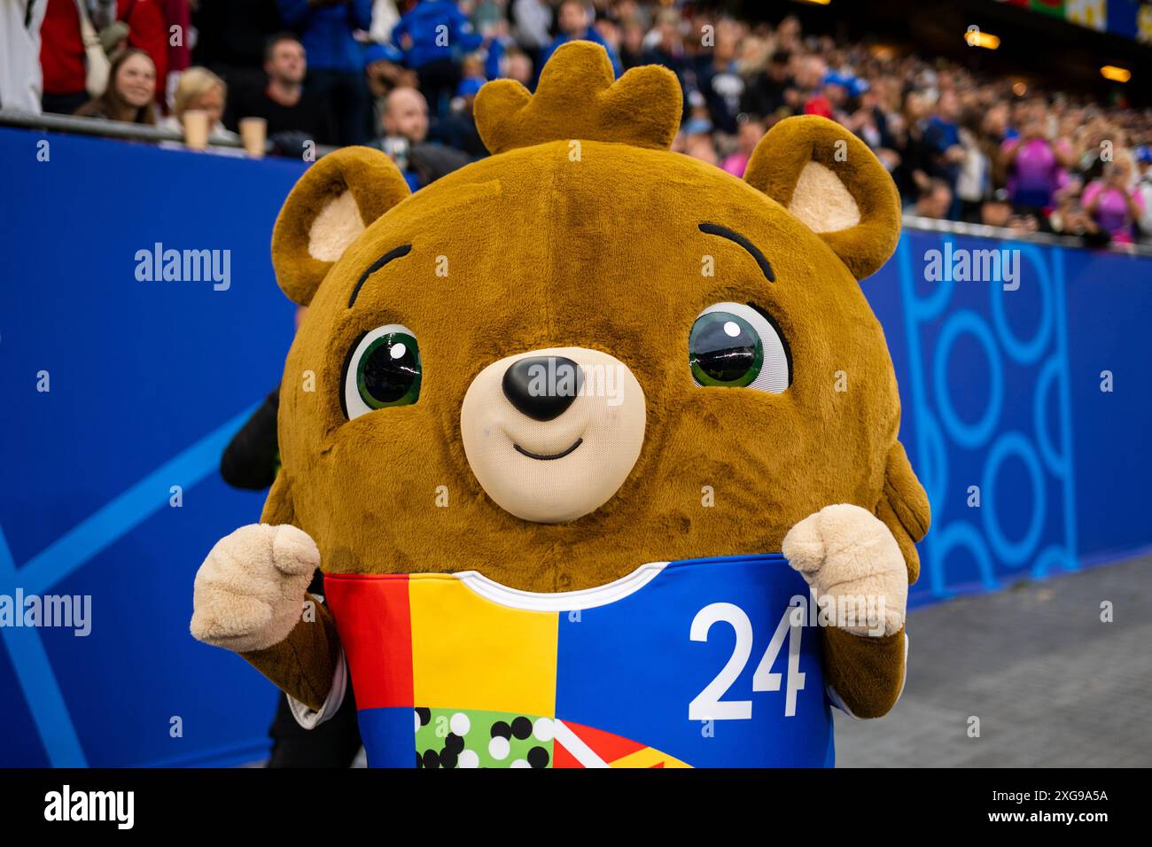 Hamburg, Deutschland. Juli 2024. Die offizielle EM 2024 Albärt beim ...