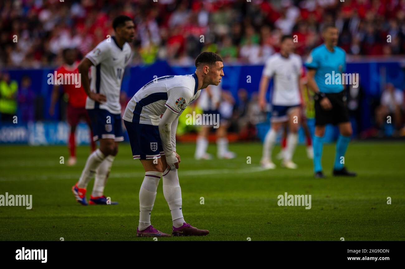 Düsseldorf, Deutschland. Juli 2024. Phil Foden (eng) England - Swiss ...